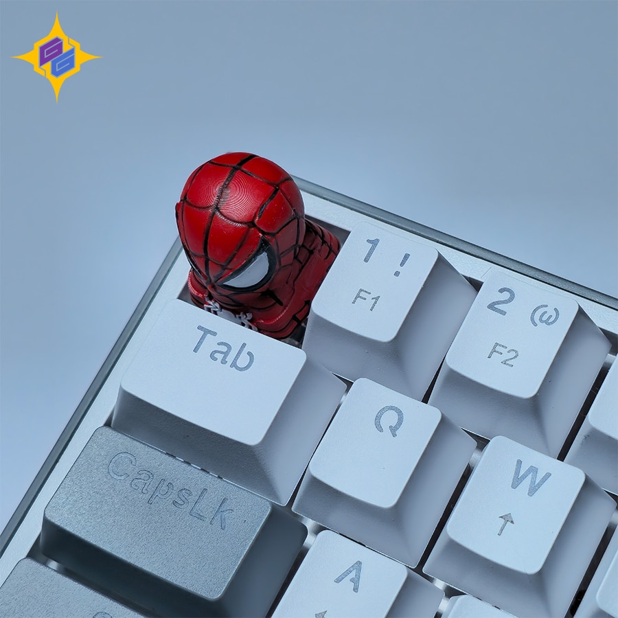 کیکپ کیبورد مکانیکال طرح مرد عنکبوتی | spider man keycap | جی جی استار